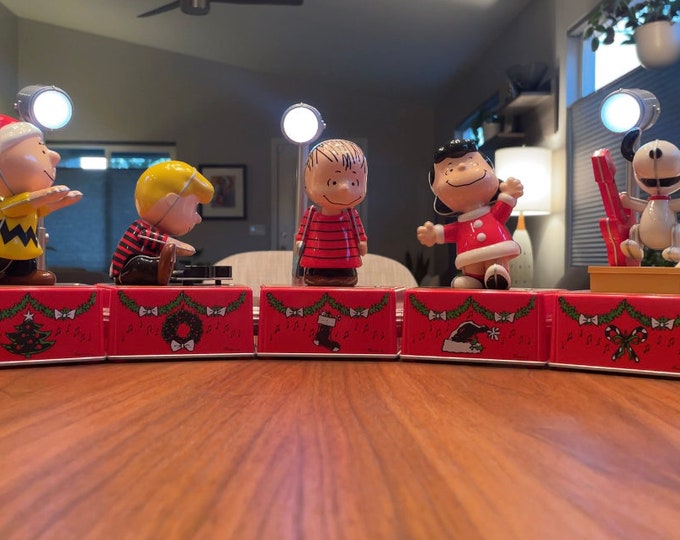 Rare Peanuts Wireless Band Complete Set of 5 by Hallmark 2011 - Etsy