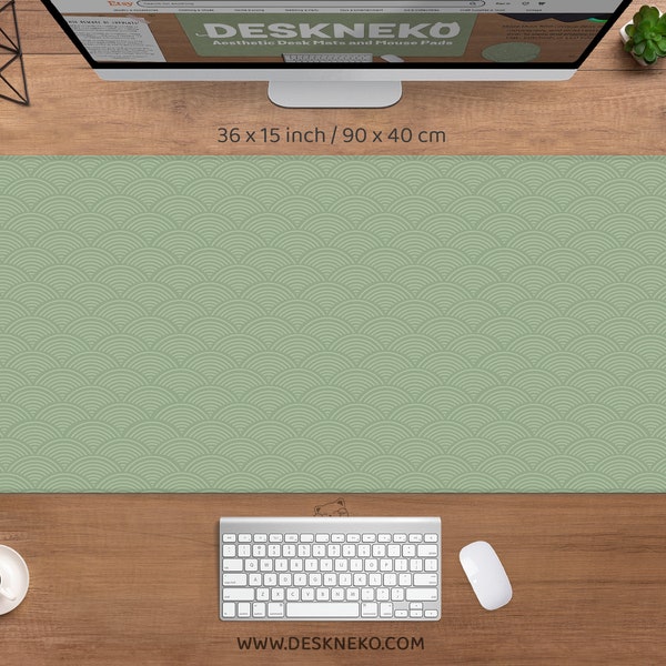 Green Desk Mat - Etsy