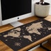World Map Desk Mat XXL, Historical World Map Mousepad, Extra Large ...