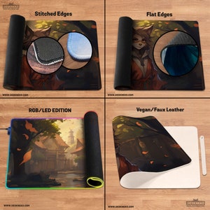 Anime Desk Mat: Mouse Pad, Cute Fox Furry Mousepad Xl, Lofi Aesthetic ...