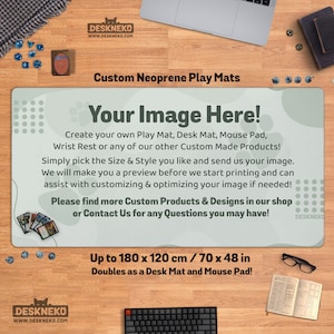 Moon Map Play Mat/desk Mat, Tcg Mtg Dnd Table Playmat, Xl Topo ...