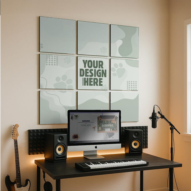 Custom Wall Decor Panels, Sound Absorbing Mural Art, Personalised ...