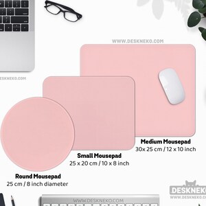 Pink Desk Mat: Large Mouse Pad, Plain Mouse Pad, Xxl Extended Deskmat ...
