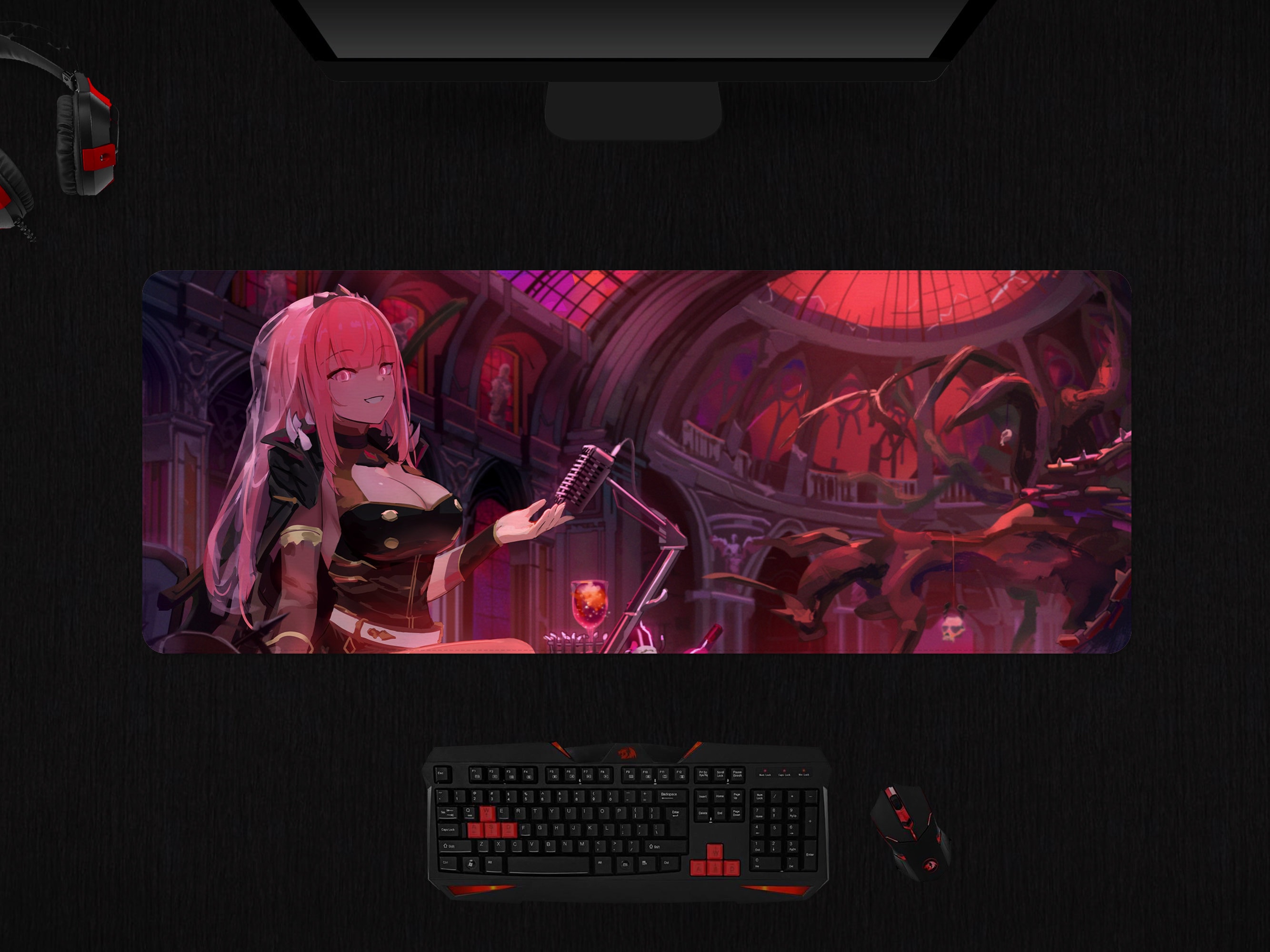 Mori Calliope Mousepad | Holomyth English Vtuber Calli Reaper Rapper ...