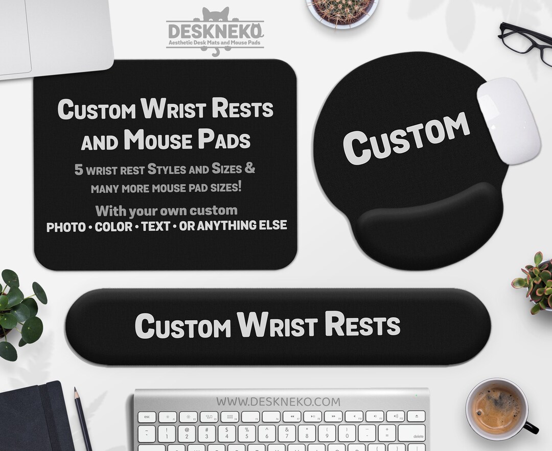 Custom Wrist Rest Mousepad, Personalized Wrist Support Ergonomic ...