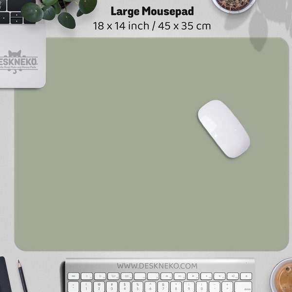 Sage Green Wrist Rest Keyboard and Mouse Pad - Etsy