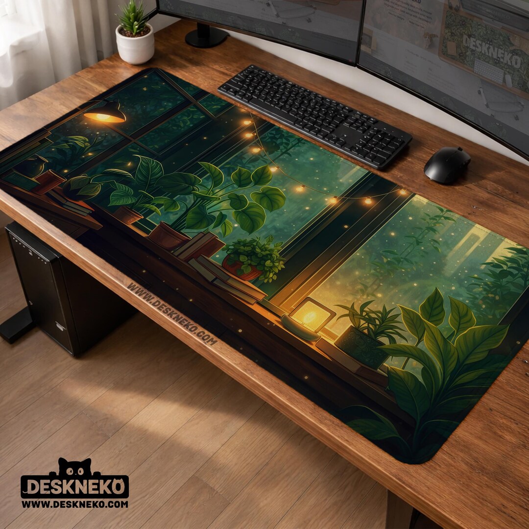 Lofi Desk Mat XXL, Extra Large Mousepad, Extended Keyboard Desk Pad ...