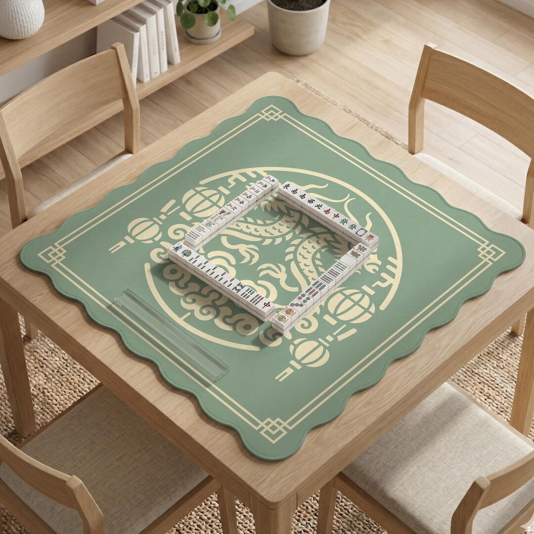Mahjong Mat, Gaming Table Mat, Mah Jong Play Mat, American Mahjong Mat ...