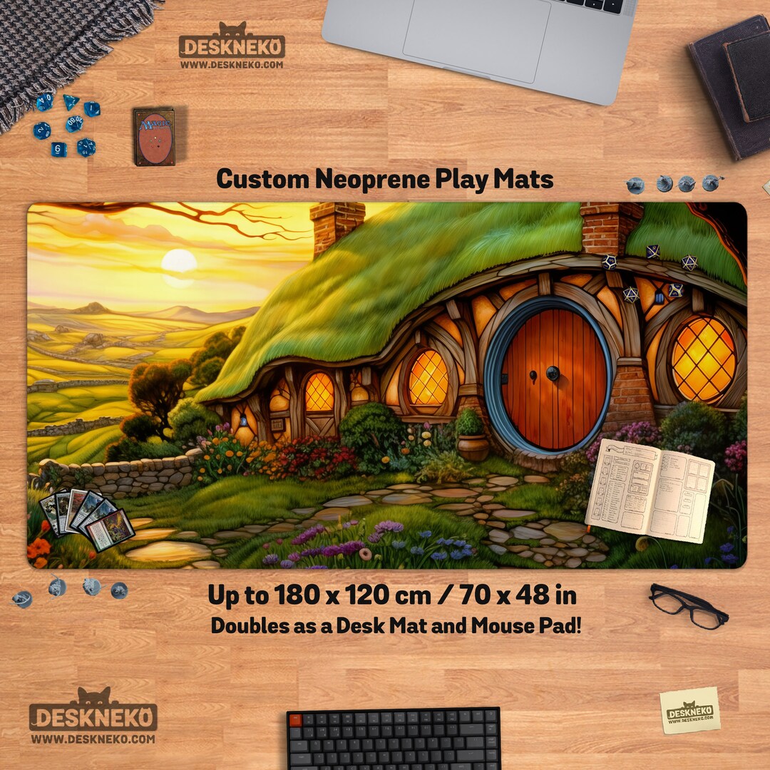 Cabin Play Mat/desk Mat, Tcg Mtg Dnd Table Playmat, Xl Desk Mat/mouse ...