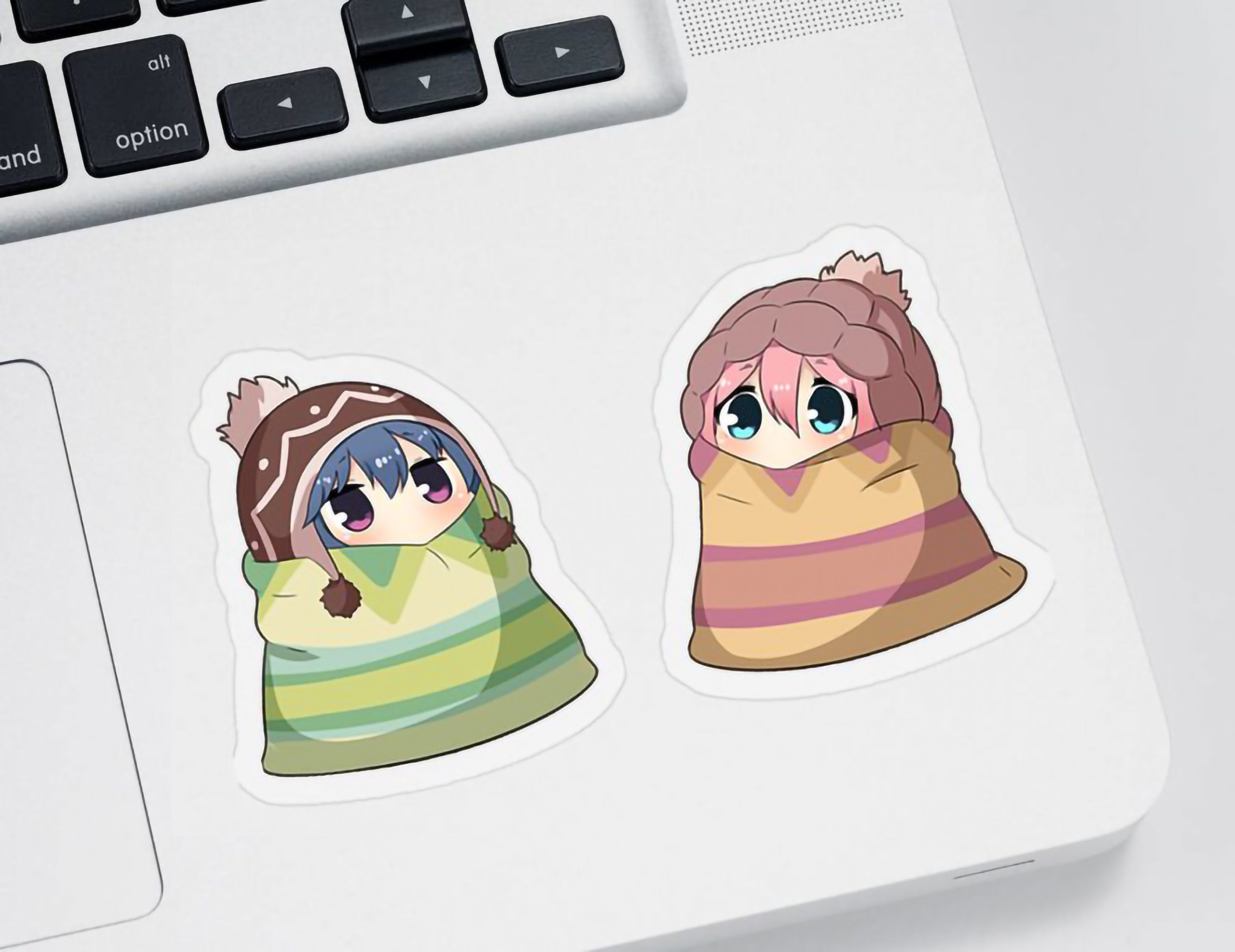 50 pieces Anime Sticker Yuru Camp Shima Rin Kagamihara Nadeshiko ...
