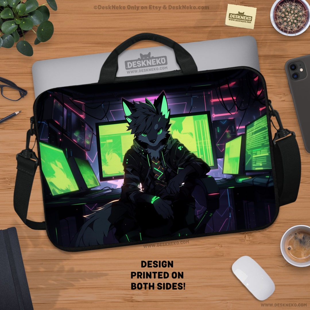 Furry Laptop Sleeve, Computer Bag for Men, Anime Animal Anthro, Furries ...