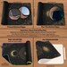 Celestial Desk Mat: Moon Mouse Pad, Astrology Lunar Mousepad Xxl, Black ...
