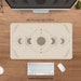 Beige Desk Mat Moon Phases, Light Brown Mousepad Boho, Plain Sage Green ...