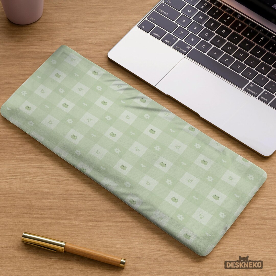 Cute Frog Keyboard Cover, Kawaii Pastel Green Dust Protector, Elastic ...