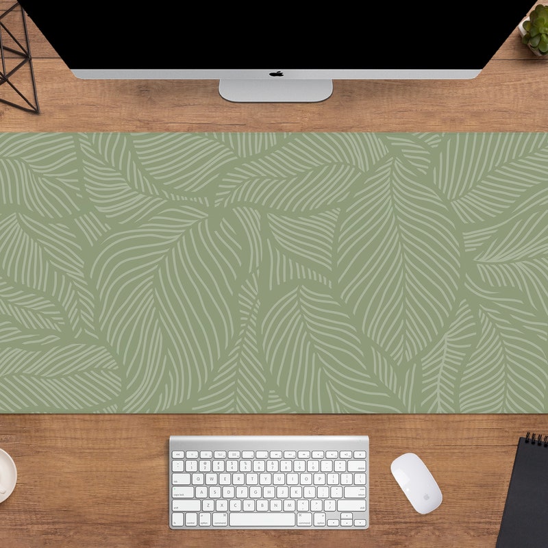 Green Desk Mat - Etsy