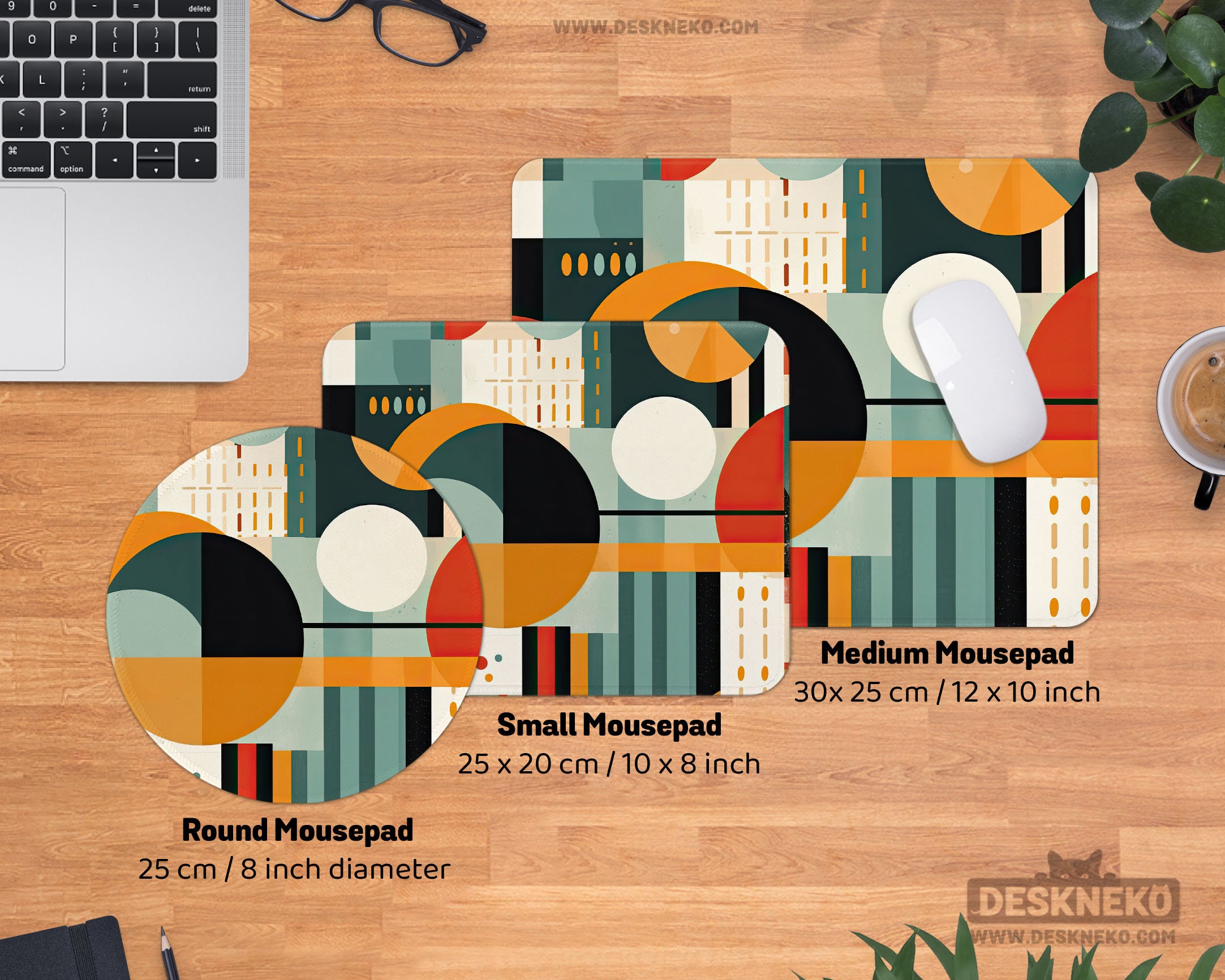 Abstract Desk Mat: Art Deco Mouse Pad Xl, Extended Deskmat, De Stijl ...
