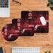 Red Gaming Desk Mat, Large Mouse Pad, Neon Rgb Mousepad Led, XXL ...