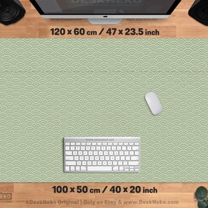 Matcha Green Mouse Pad: Keyboard Wrist Rest, Ergonomic Mousepad Support ...