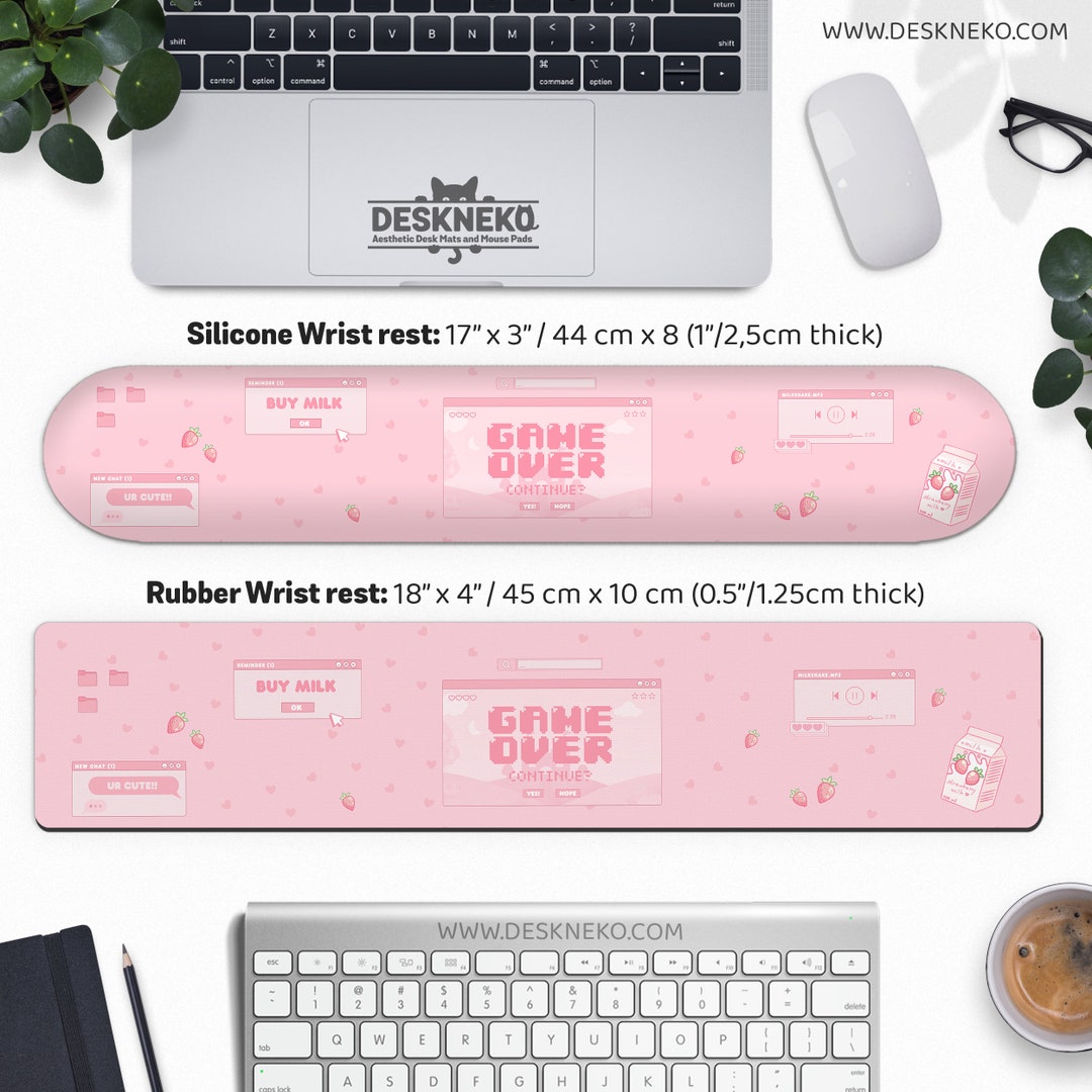 Strawberry Wrist Rest Mousepad, Kawaii Keyboard Support Mouse Pad, Xxl ...