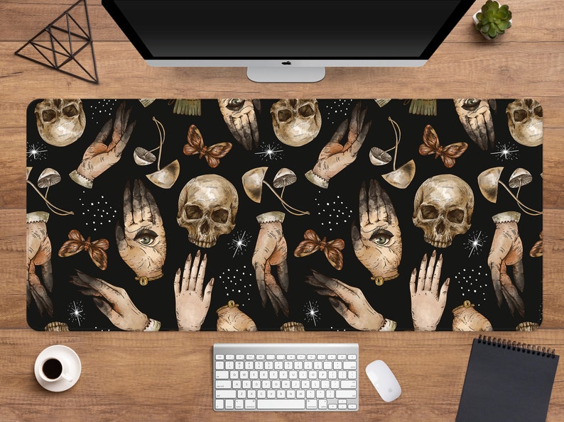 Cottagecore Desk Mat Witchy Mousepad Xxl Magic Mushroom | Etsy