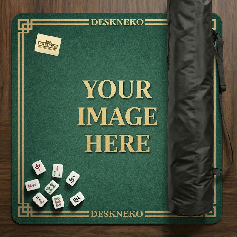 Custom Mahjong Mat, Personalized Mahjong Table Mat, Upload Your Design ...