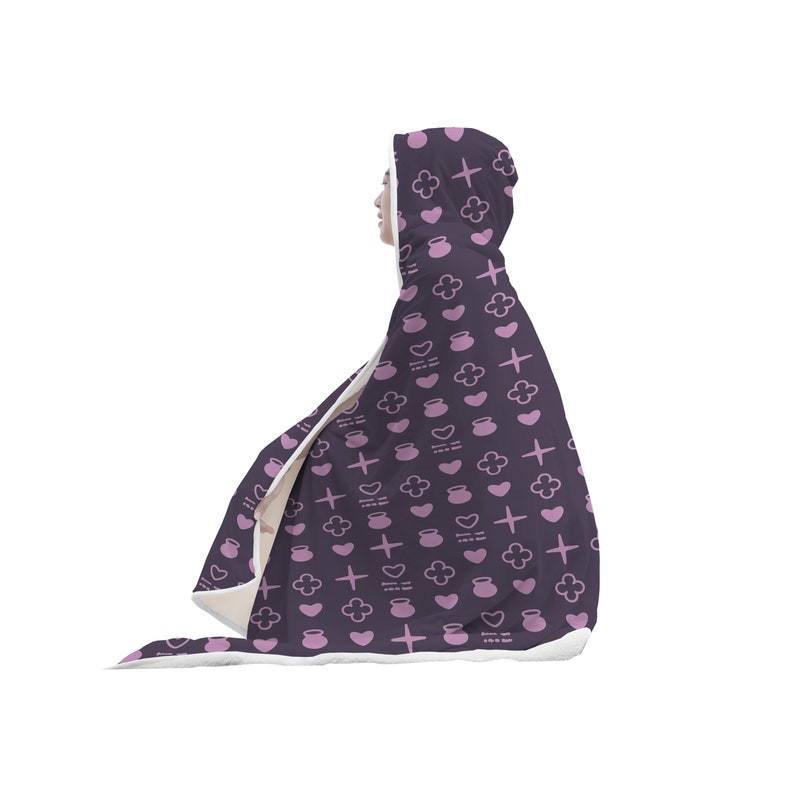 Ninomae Ina'nis Hooded Blanket All Over Print Fleece - Etsy