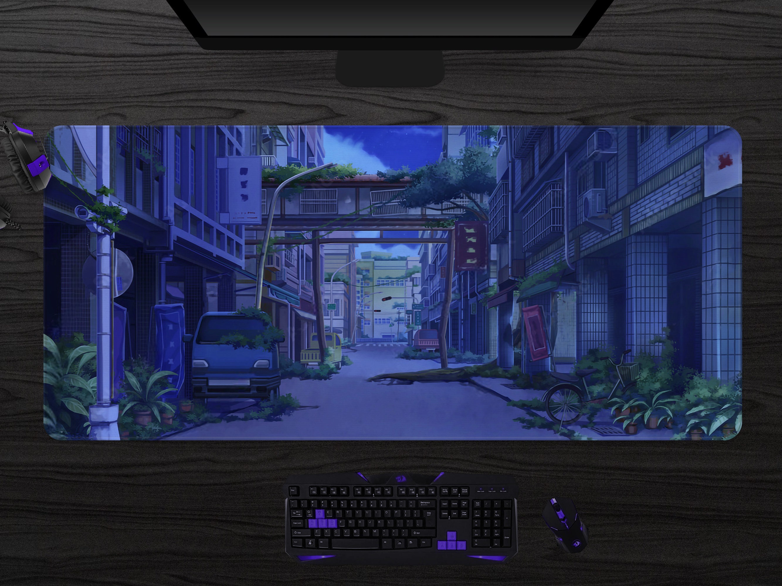 Keyboards & Mice Computers & Peripherals xxl gaming deskmat Purple ...
