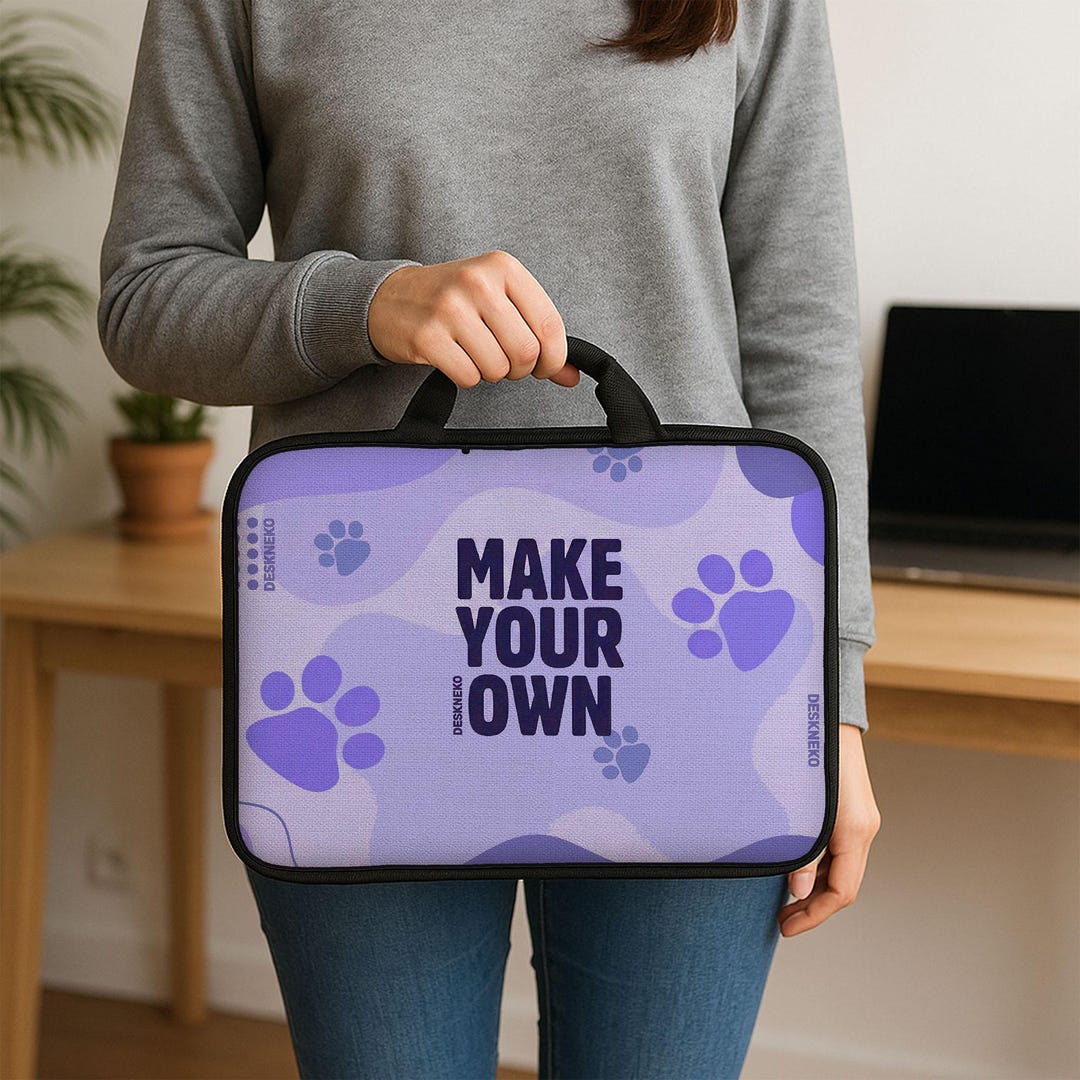 Custom Laptop Sleeve/shoulder Bag, Personalized Design Text Photo Print ...