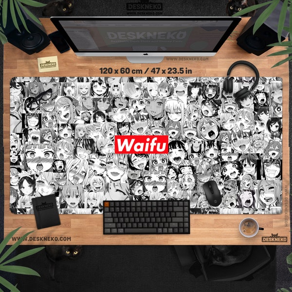 Anime Girl Mousepad Rgb Etsy
