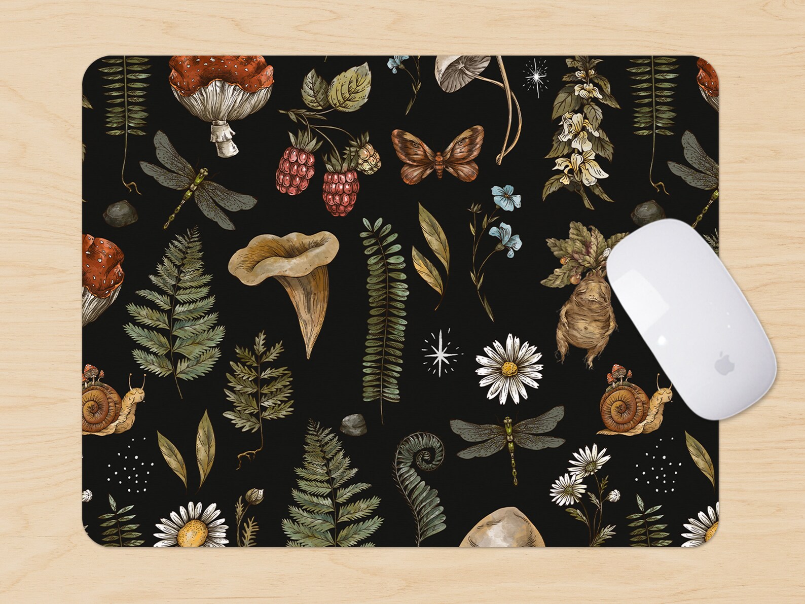 Cottagecore Desk Mat Forest Witchy Mousepad Xxl Magic - Etsy