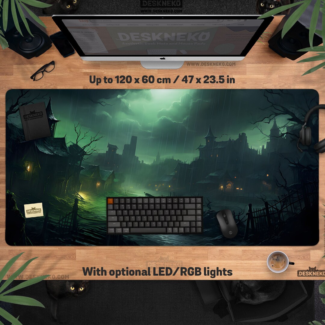 Horror Desk Mat: Playmat or Mousepad, Halloween Mouse Pad Led, Arkham ...