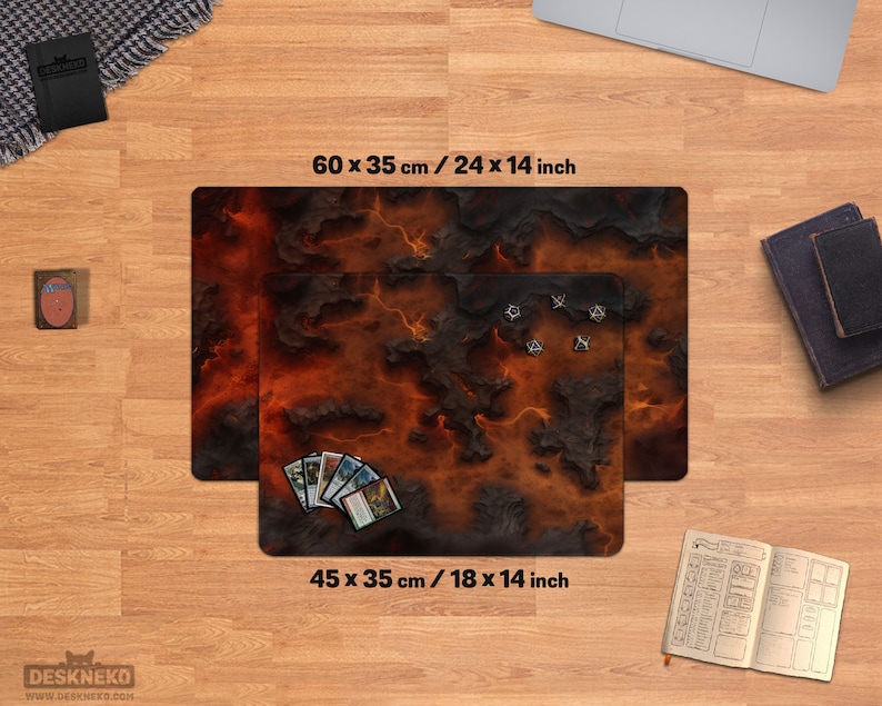 CUSTOM Playmat/desk Mat, Tcg Card Mtg Play Mat, Dnd Dd Board Dice Game ...