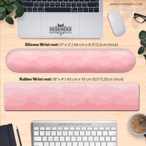 Pink Desk Pad Kawaii, Cloud Desk Mat Xl, Cute Pastel Space, XXL Gaming ...