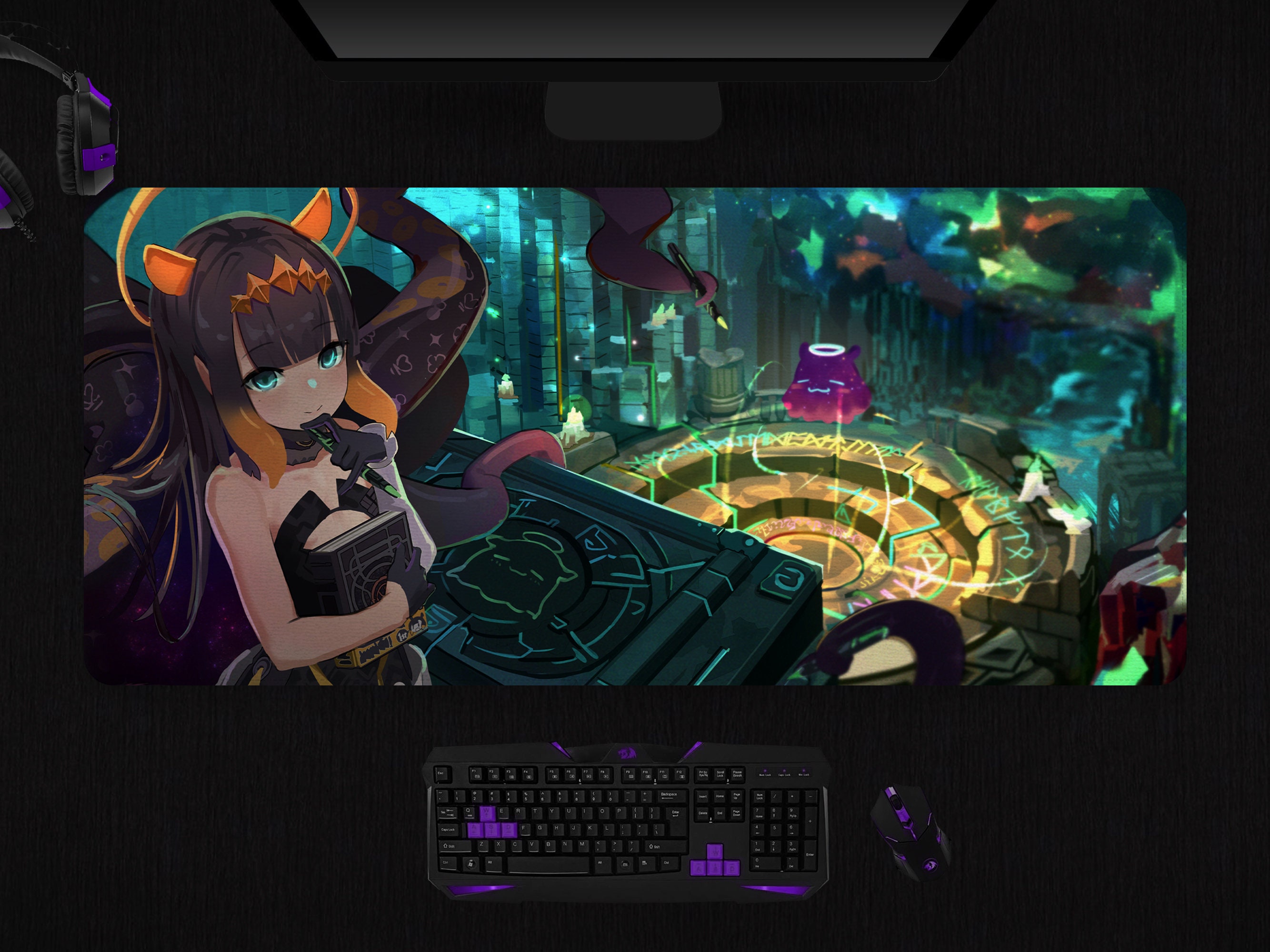 Ninomae Ina'nis Mousepad | Hololive Holomyth English Vtuber Tentacle ...