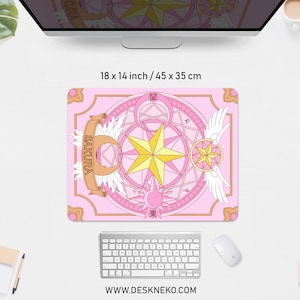 Sakura Mousepad Pink, Cute Mouse Pad Round, Large XXL Gaming Deskmat ...