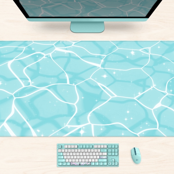 Cyan Gaming Mousepad - Etsy