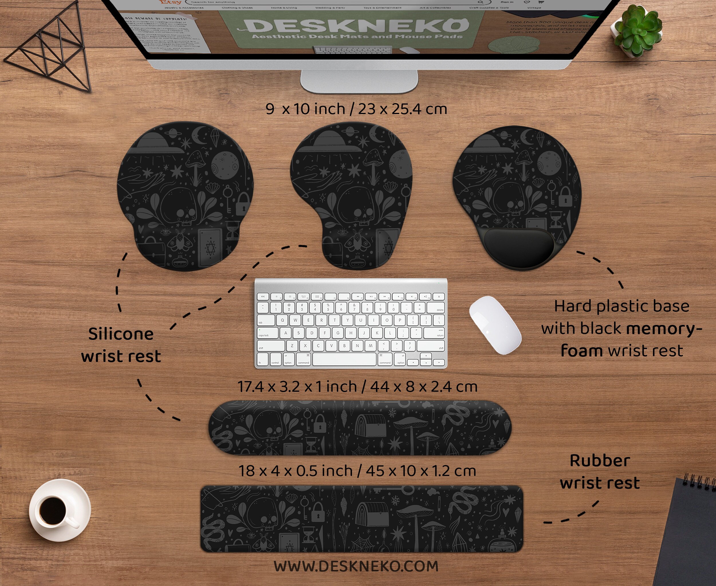 Spooky goth, Witchy gaming desk mat sold by Lethal Arlyn | SKU 40219674 ...