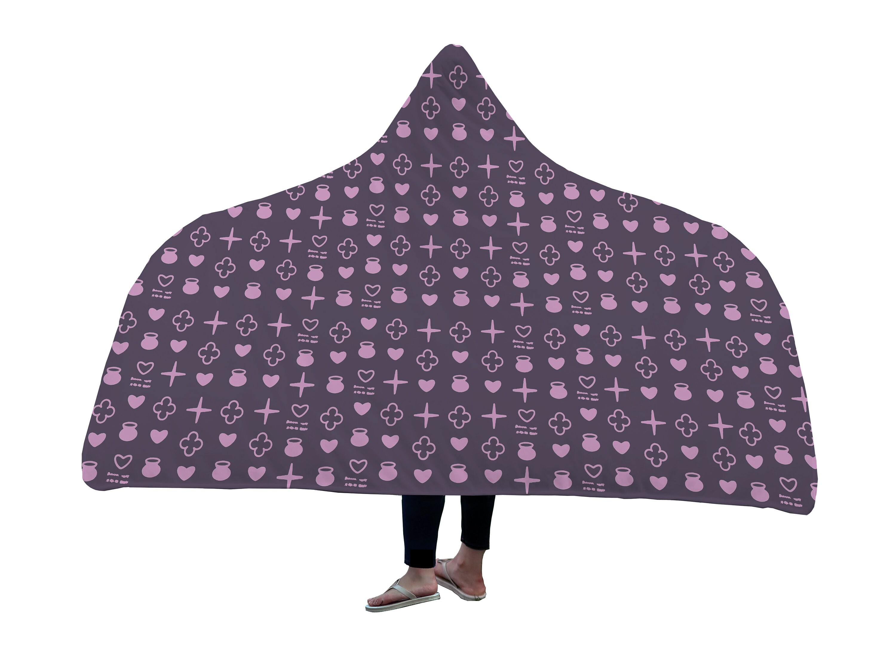 Ninomae Ina'nis Hooded Blanket All Over Print Fleece | Etsy