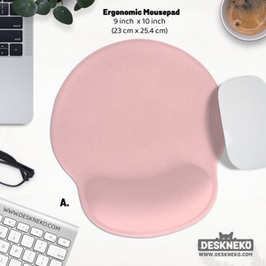 Pink Desk Mat: Large Mouse Pad, Plain Mouse Pad, Xxl Extended Deskmat ...