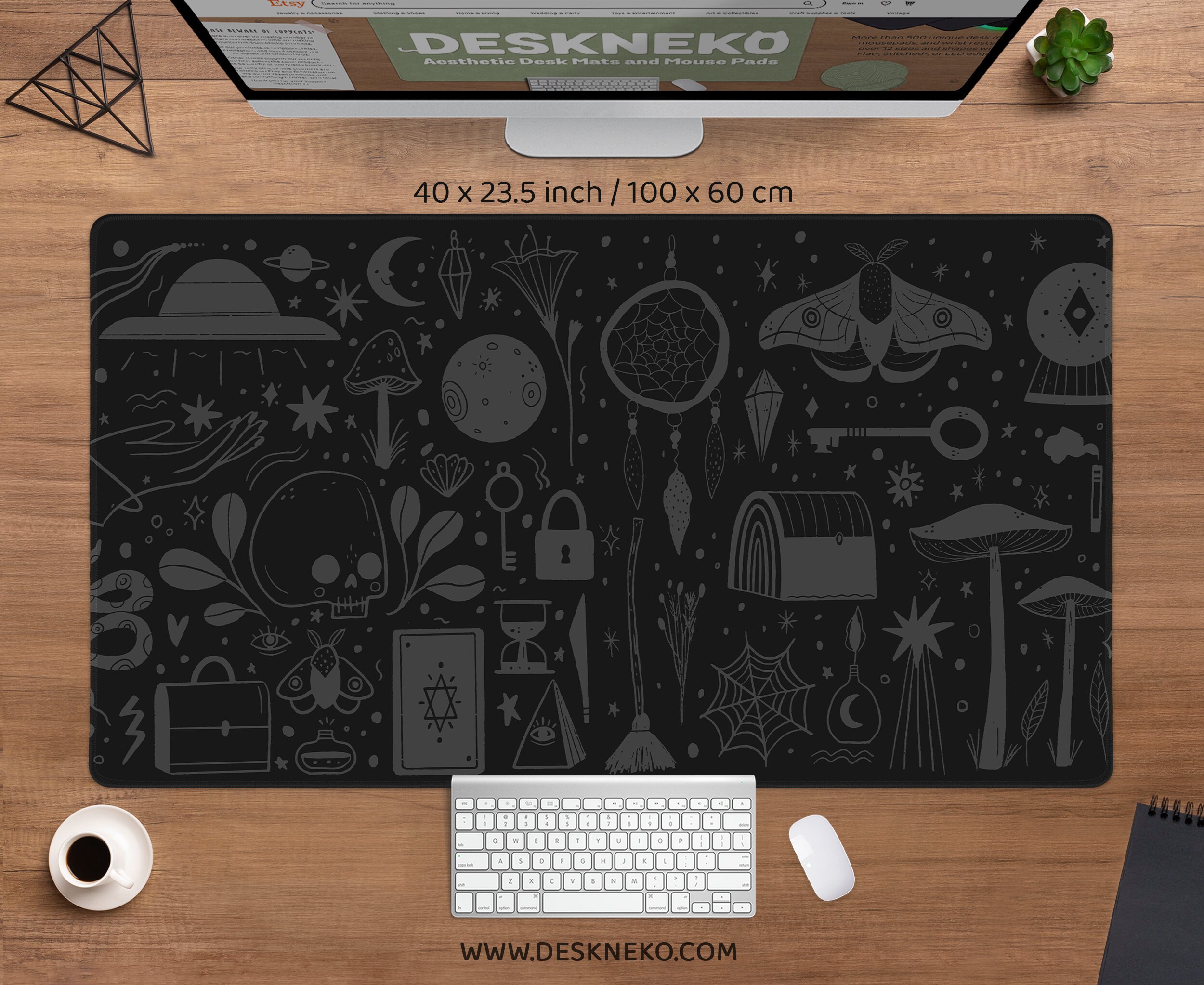 Spooky goth, Witchy gaming desk mat sold by Lethal Arlyn | SKU 40219674 ...