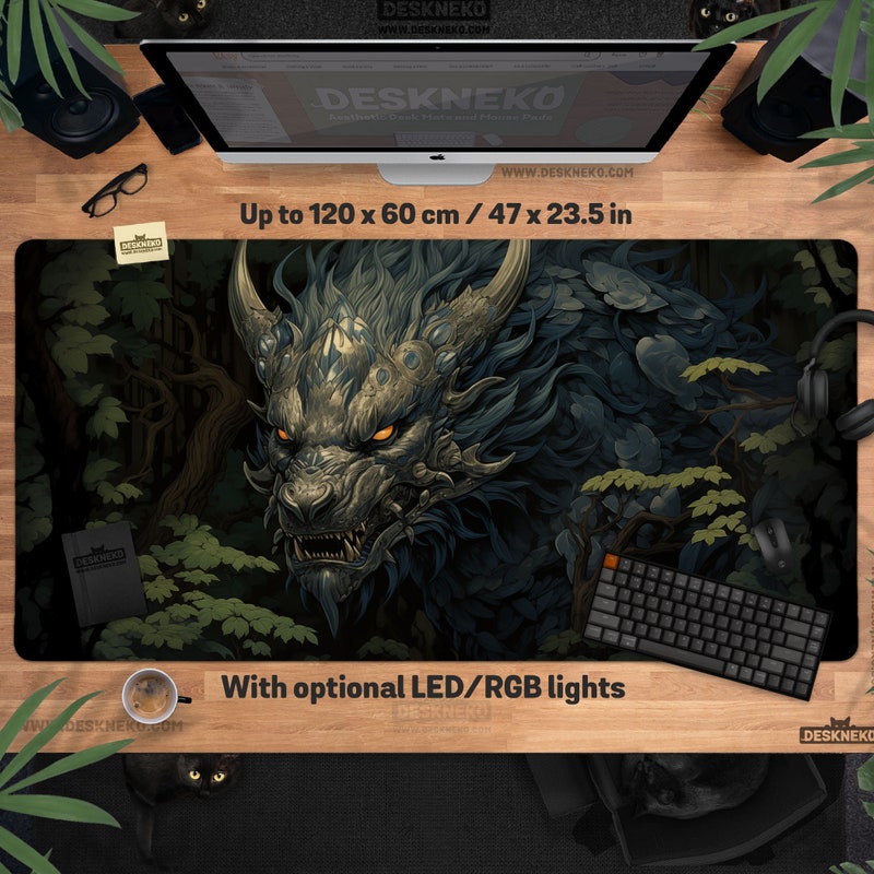 Large Dragon Mousepad - Etsy