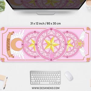 Sakura Mousepad Pink, Cute Mouse Pad Round, Large XXL Gaming Deskmat ...