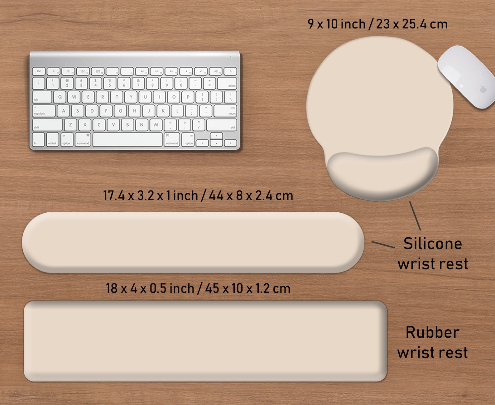 Beige Desk Mat Custom Color Mousepad Plain Neutral Cute - Etsy