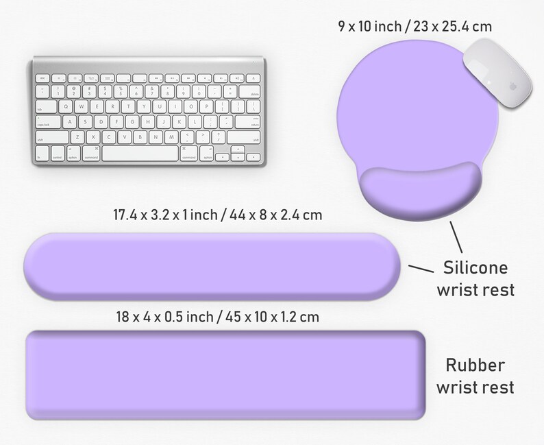 Custom Color Mousepad Violet, Pastel Purple Desk Mat, Xl Gaming Deskmat ...