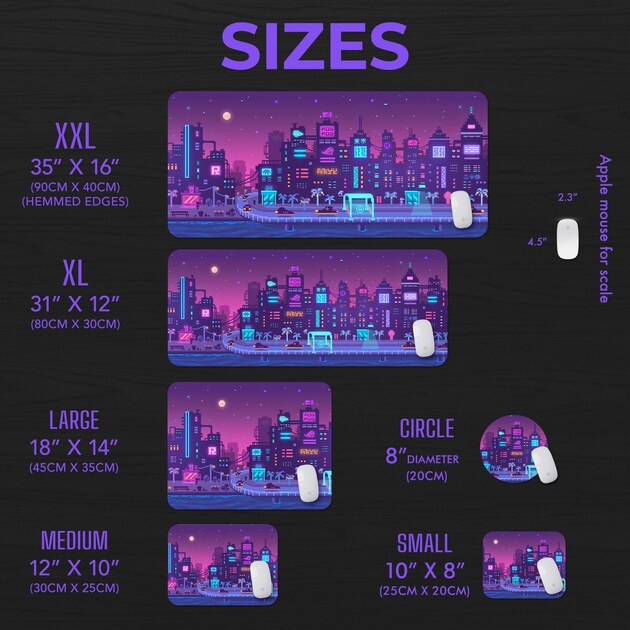 PC Gaming Desk Mat Xxl, Purple Mousepad, Extra Large Extended Long Wide ...