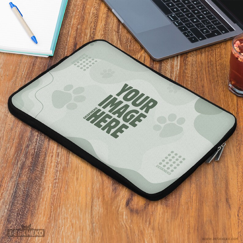 Custom Laptop Bag, Personalized Computer Sleeve With Shoulder Strap ...
