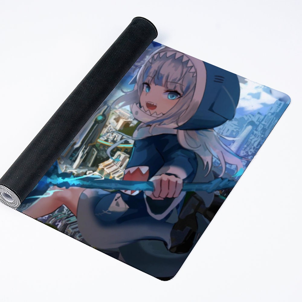 Gawr Gura Mousepad Hololive Holomyth English Vtuber Gawrgura | Etsy