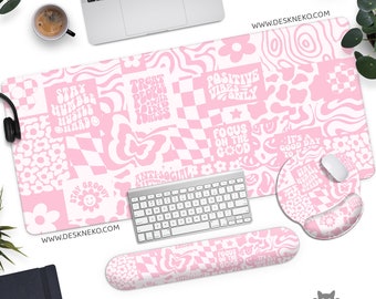 Personalised Glitter Effect Pink Mouse Mat Rectangle or Round - Etsy