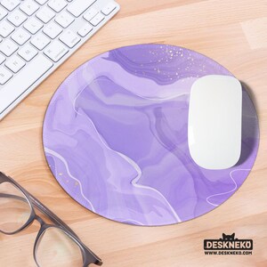 Purple Desk Mat, Abstract Mouse Pad, Xl Gaming Deskmat, Rgb Led Xxl ...