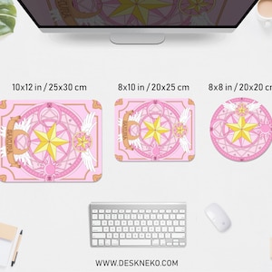 Sakura Mousepad Pink, Cute Mouse Pad Round, Large XXL Gaming Deskmat ...